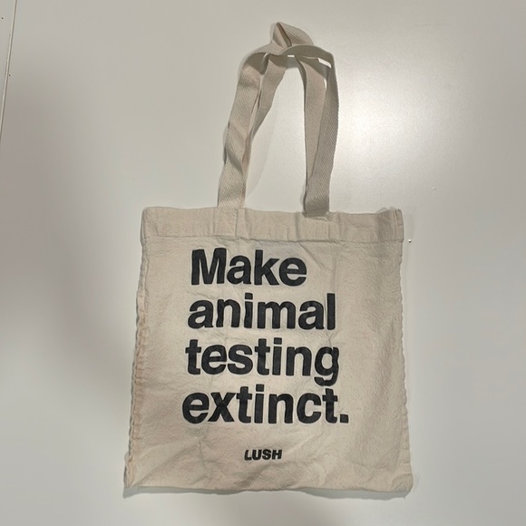 Lush | Bags | Last Chance Lush Cosmetics Make Animal Testing Extinct ...
